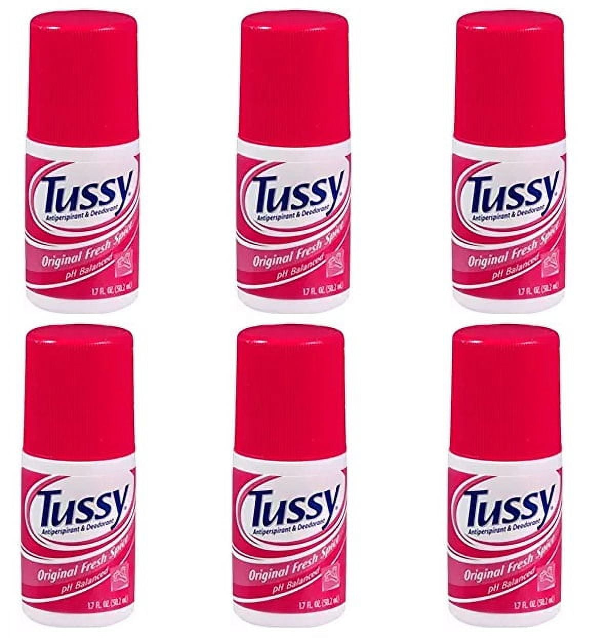 Tussy Original Deodorant Roll-on 1.7 oz, pH Balanced Formula, Fresh ...