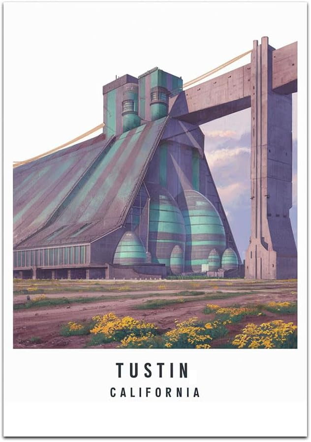 Tustin Map Retro Style Travel Canvas, Tustin Map Vintage Rustic Canvas ...