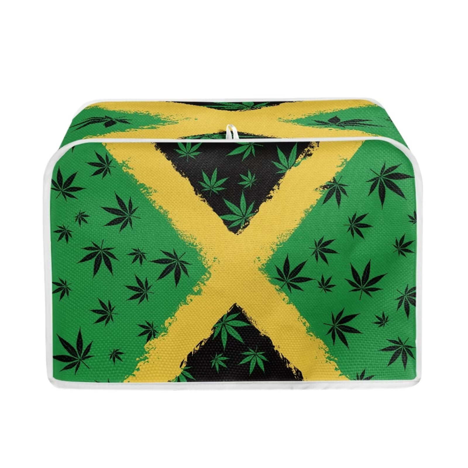 Tutolipy Jamaican Flag Toster Dust Cover 2 Slice Bread Maker Cover ...