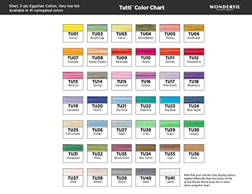 Tutti, Carnation, 50wt double gassed Egyptian cotton, in variegated ...