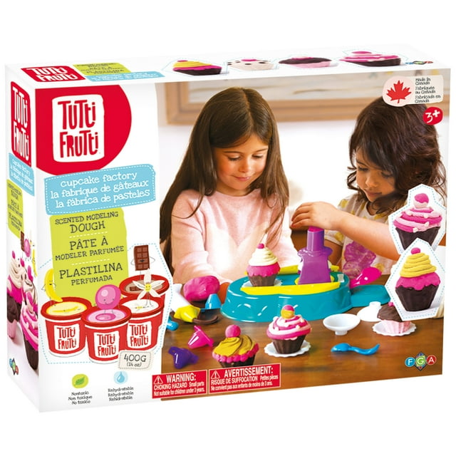 Tutti Frutti: Cupcakes Factory Scented Modeling Dough Kit W/ Maker ...