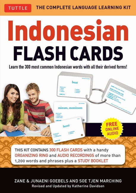 Tuttle Flash Cards Indonesian Flash Cards: Learn the 300 Most Common ...
