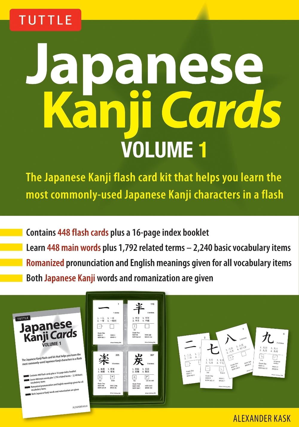 Tuttle Flash Cards: Japanese Kanji Cards Kit Volume 1: Learn 448 ...