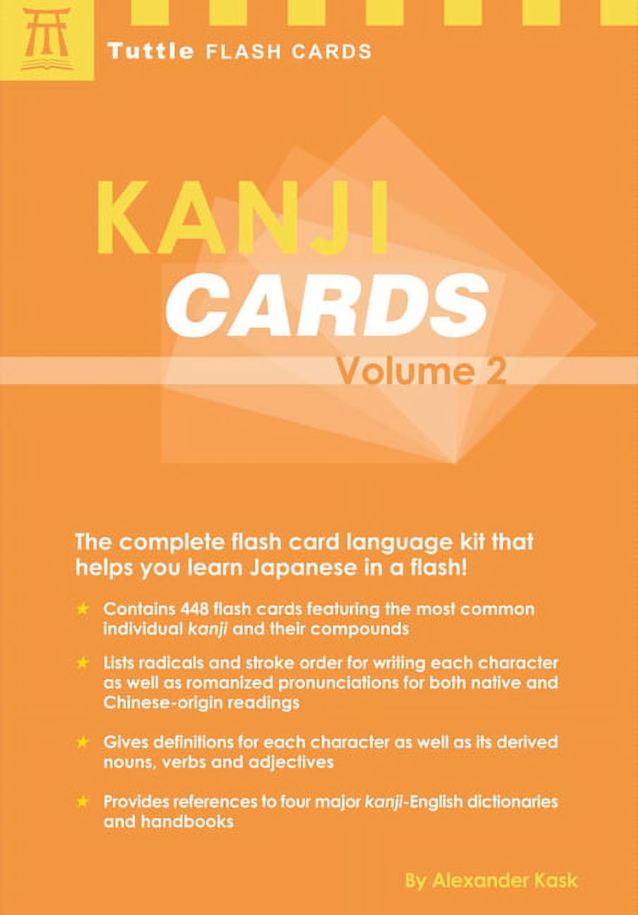Tuttle Flash Cards: Kanji Cards Kit Volume 2: Learn 448 Japanese ...