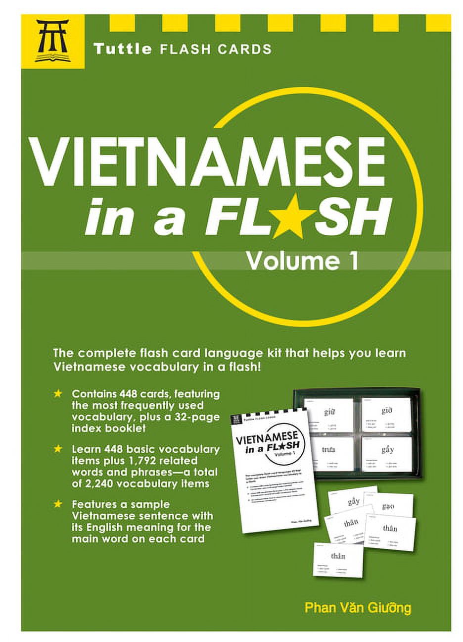 Tuttle Flash Cards: Vietnamese in a Flash Kit Volume 1 (Other ...
