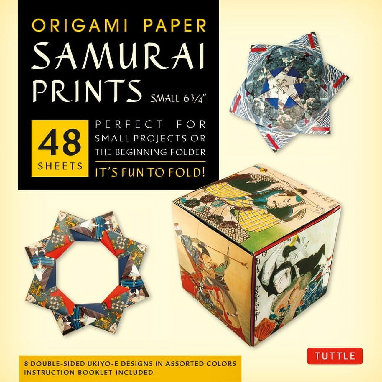 Tuttle Specials Origami Paper - Samurai Prints - Small 6 3/4 - 48 ...
