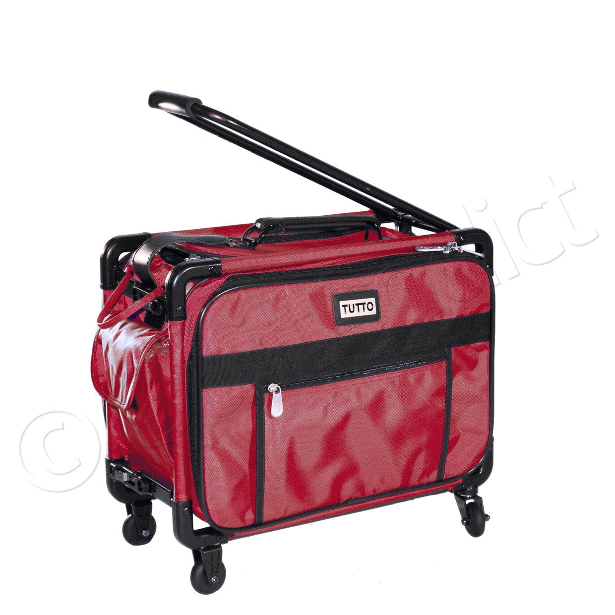 Tutto 17" Small Sewing Machine Tote - Lightweight, Easy Carry with ...