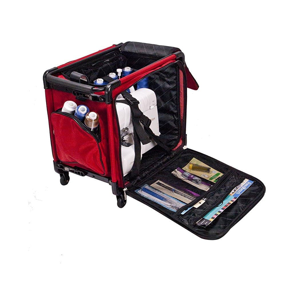 Tutto Serger Tote on Wheels (Cherry Red, 20") - Walmart.com