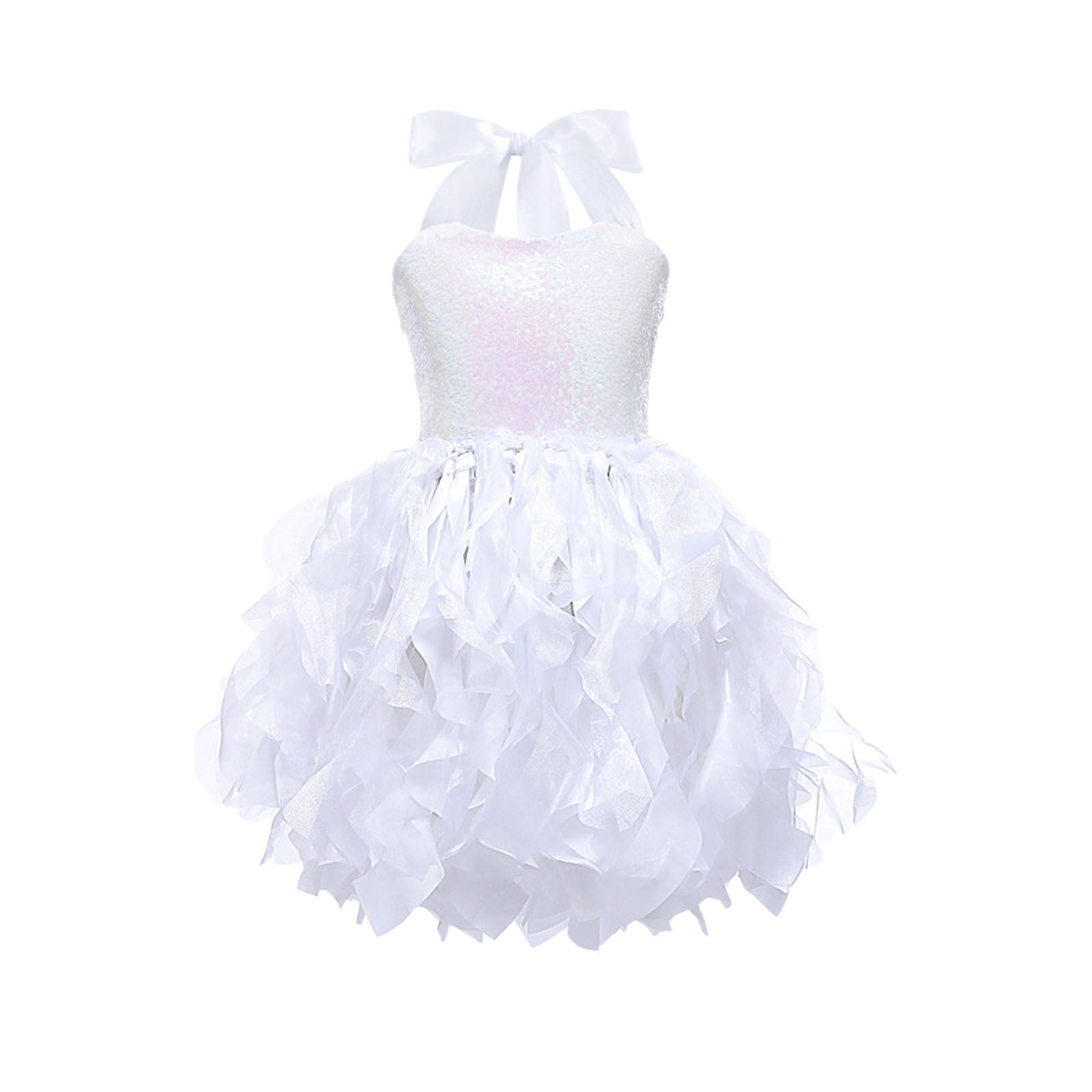 Tutu Dress for Girls Sparkly Sequin Tulle Princess Birthday Party Prom ...