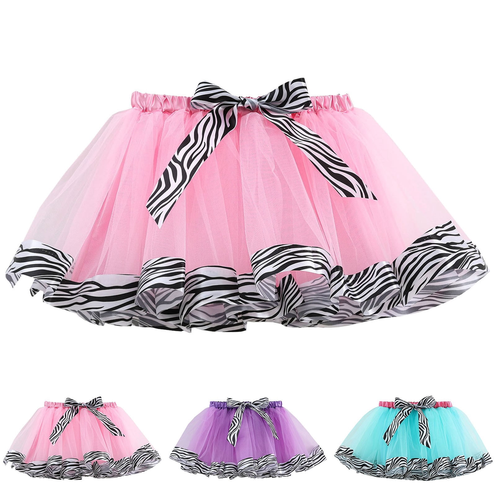 Tutu for Toddler Girls Baby Tulle Rainbow Skirt Kids Little Girls ...