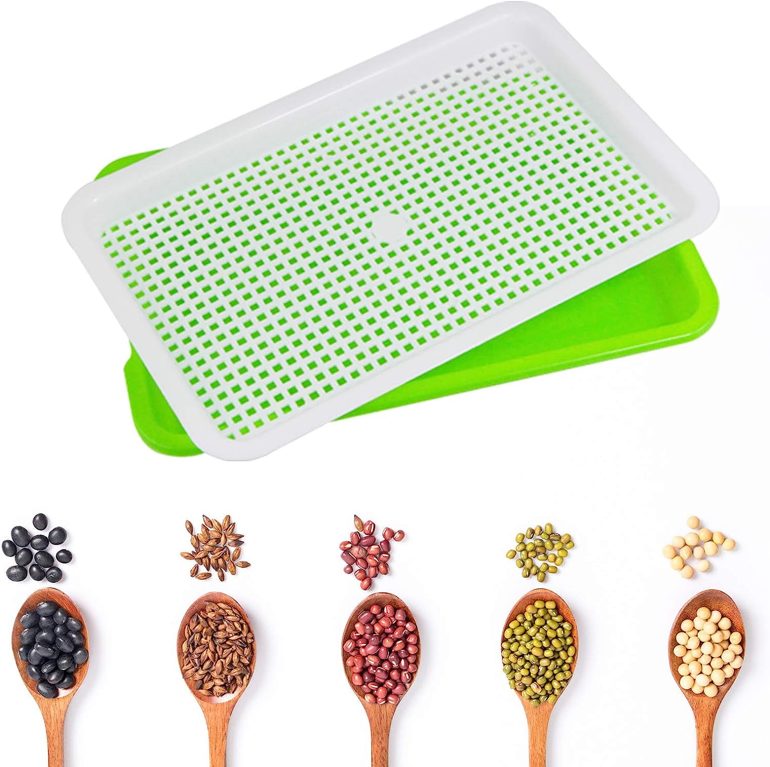 Tutuviw 1 Pack Seed Sprouter Tray, Seed Germination Tray BPA Free ...