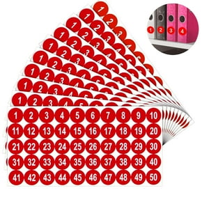 Number Stickers 1 10