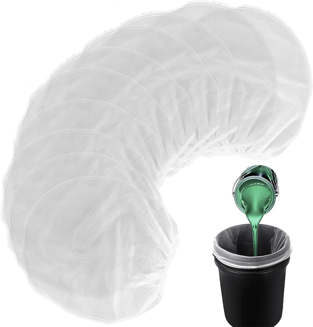 Tutuviw 10Pcs Paint Strainer Bags 1 Gallon Filter Fine Nylon Mesh ...