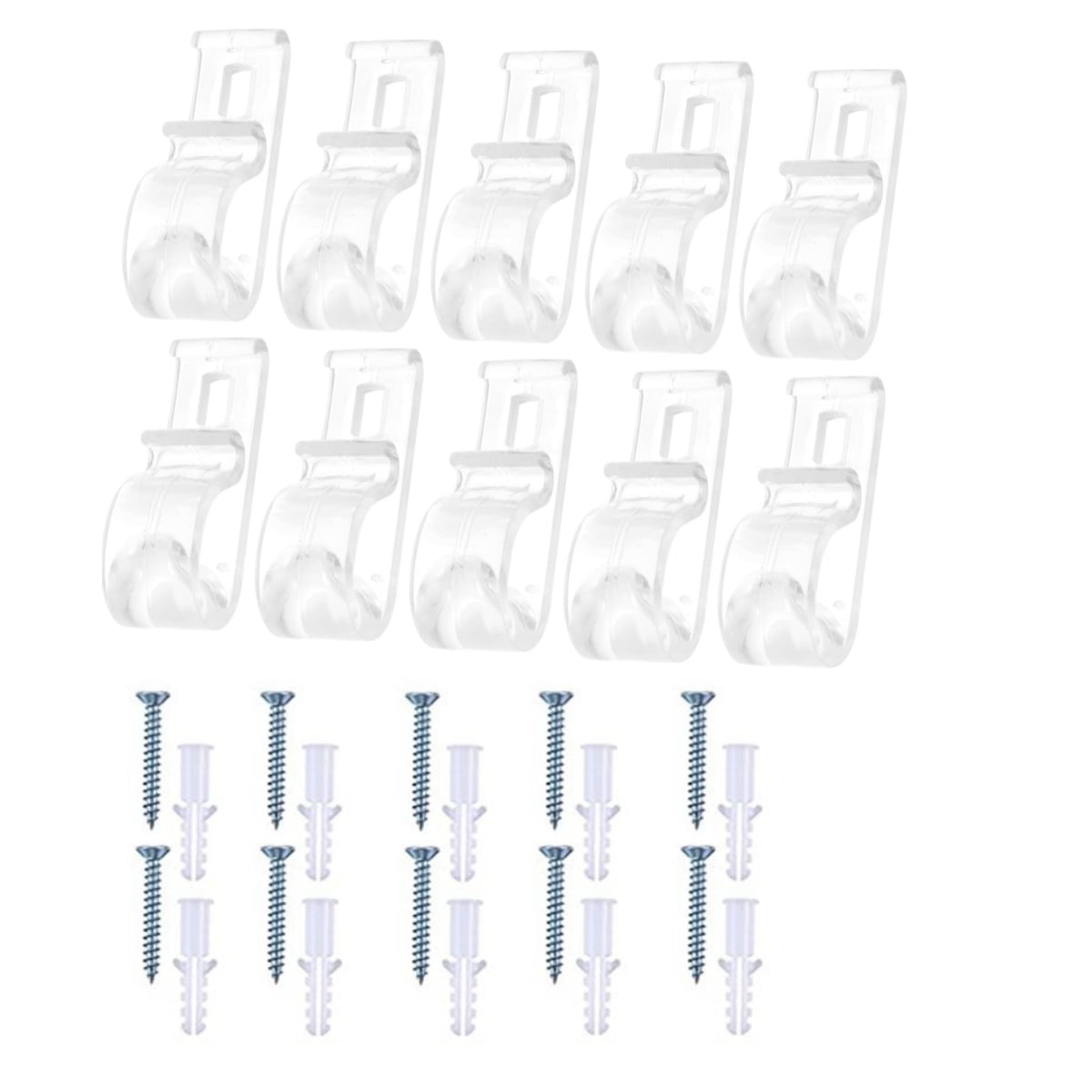 Tutuviw 10Pcs Roller Shade Clear Saftey Chain Retainer,Cords Guide ...