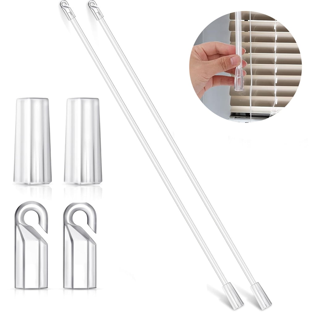 Tutuviw 12 inch White Fiberglass Blinds Stick Replacement, Vertical ...