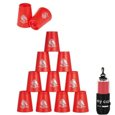 Quick Stack Cups - Set of 12 Sport Stacking Cups - By Trademark ...