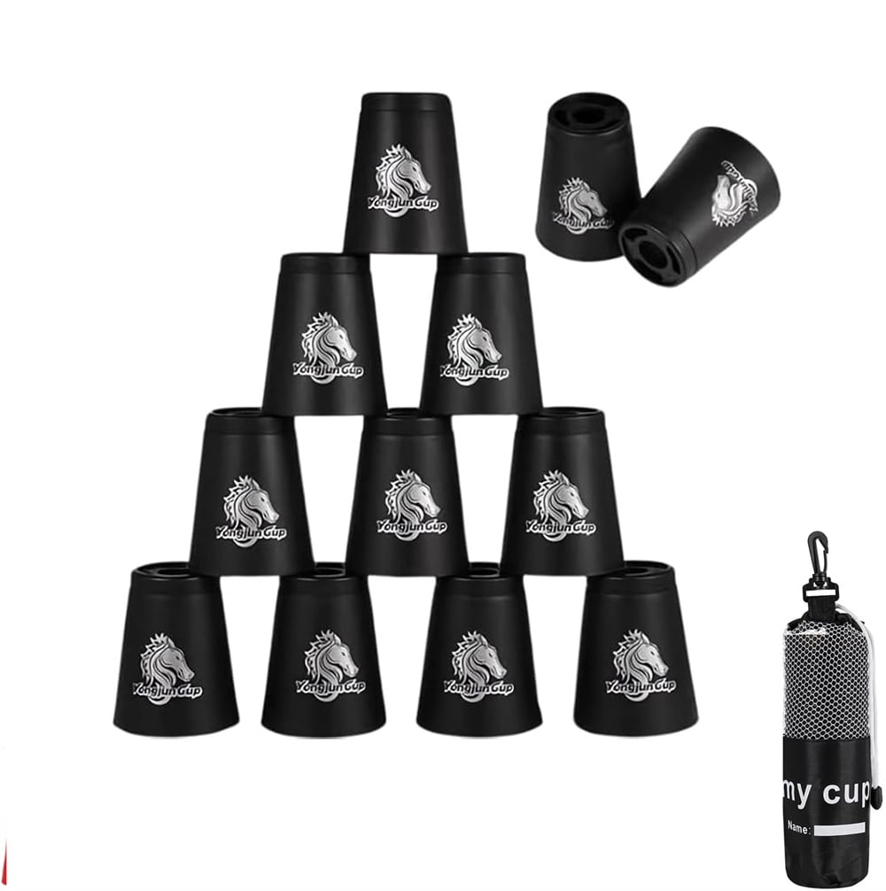 Tutuviw 12Pcs Quick Stacking Cups Set Speed Training Game for Challenge ...