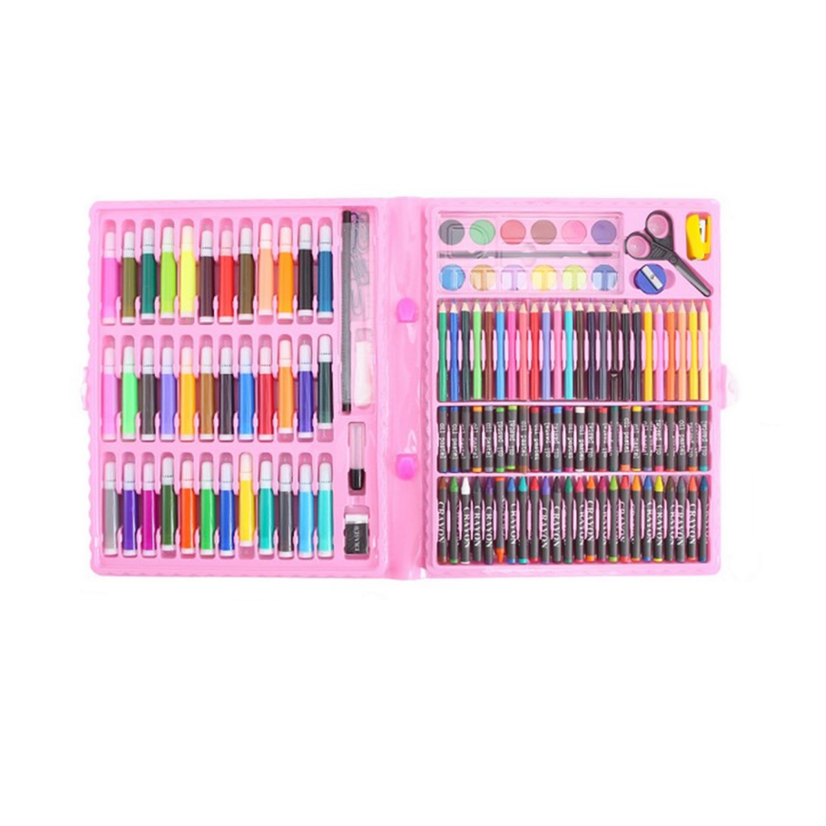 Tutuviw 150 Pcs/Set Drawing Tool Kit with Box Painting Brush Art Marker ...