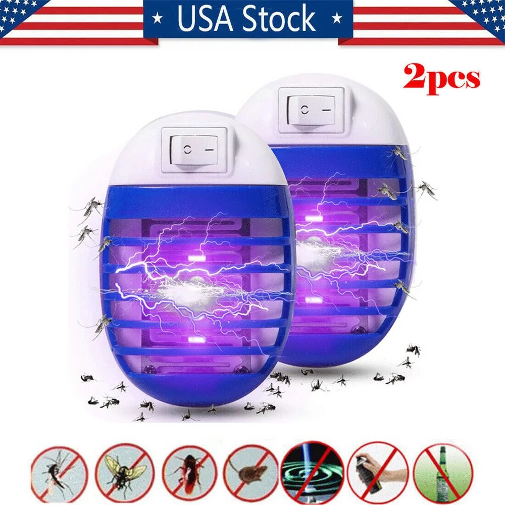 Tutuviw 2 Pack Electric Bug Zapper, Effective Electric Mosquito Zappers ...
