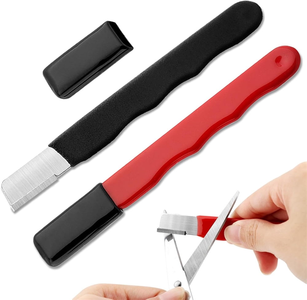 Tutuviw 2 Pieces Garden Tool Sharpener Non Slip Handheld Multipurpose ...