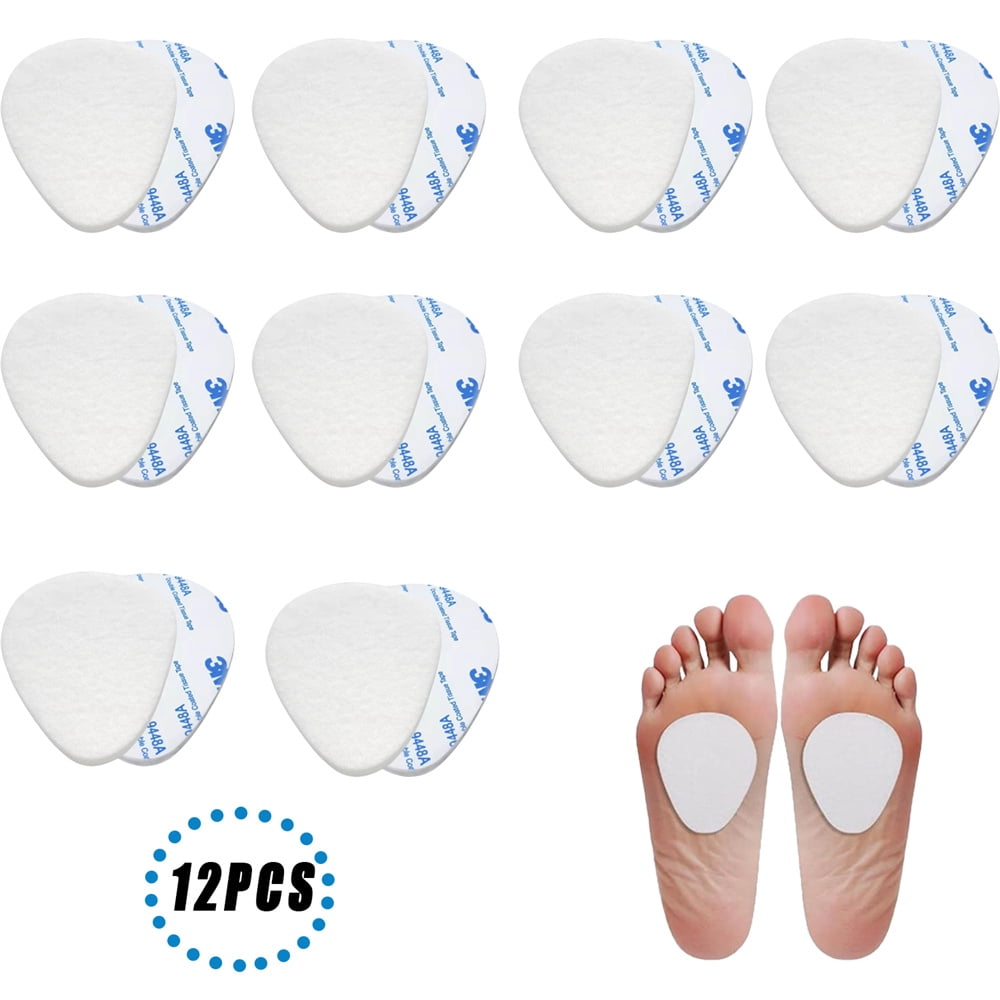Tutuviw 20-Pack Metatarsal Foot Pads for Pain Relief - 1/4" Thick, Ball ...