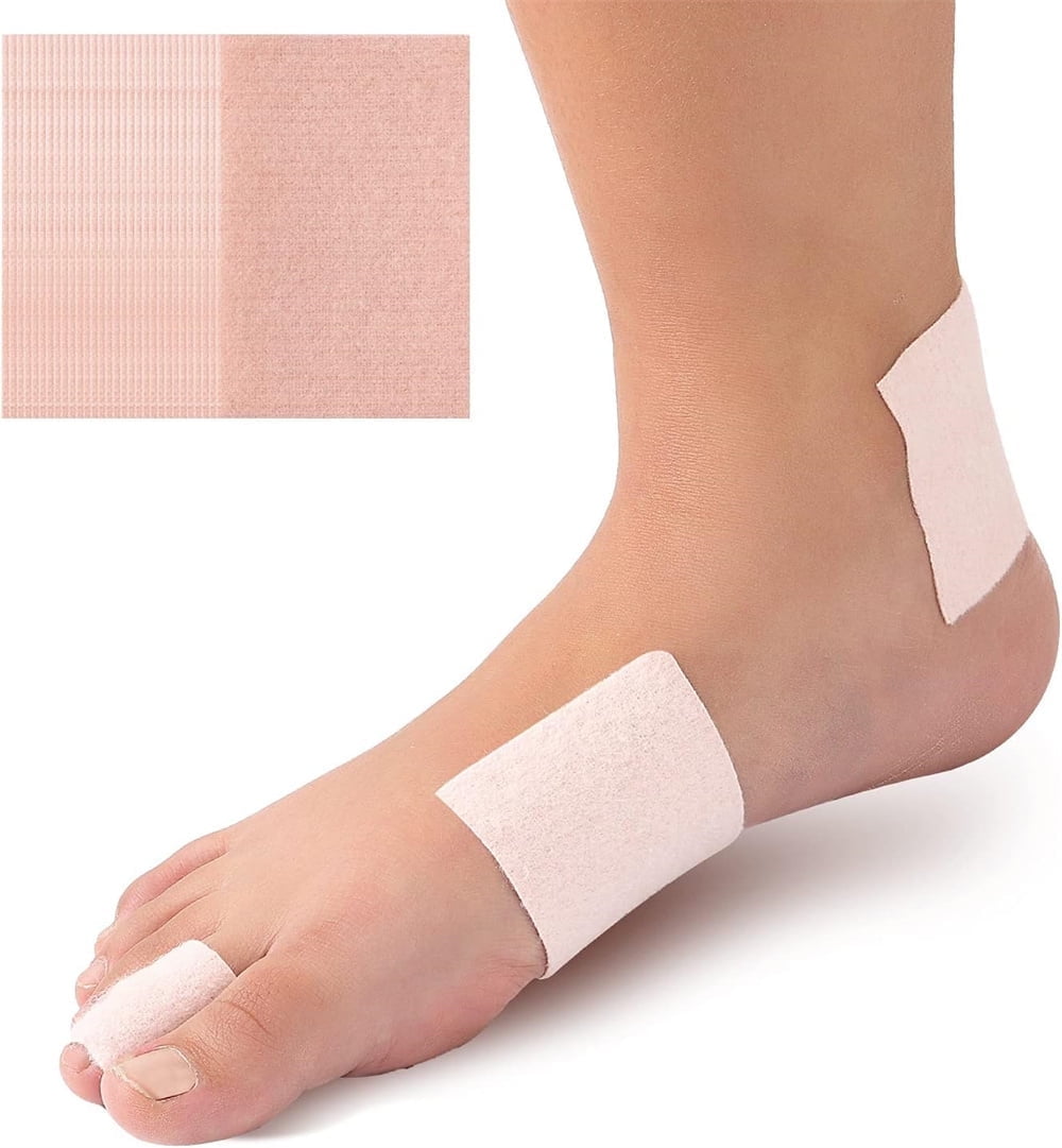 Tutuviw 20 Sheets Moleskin Padding Blister Tape for Feet Waterproof ...
