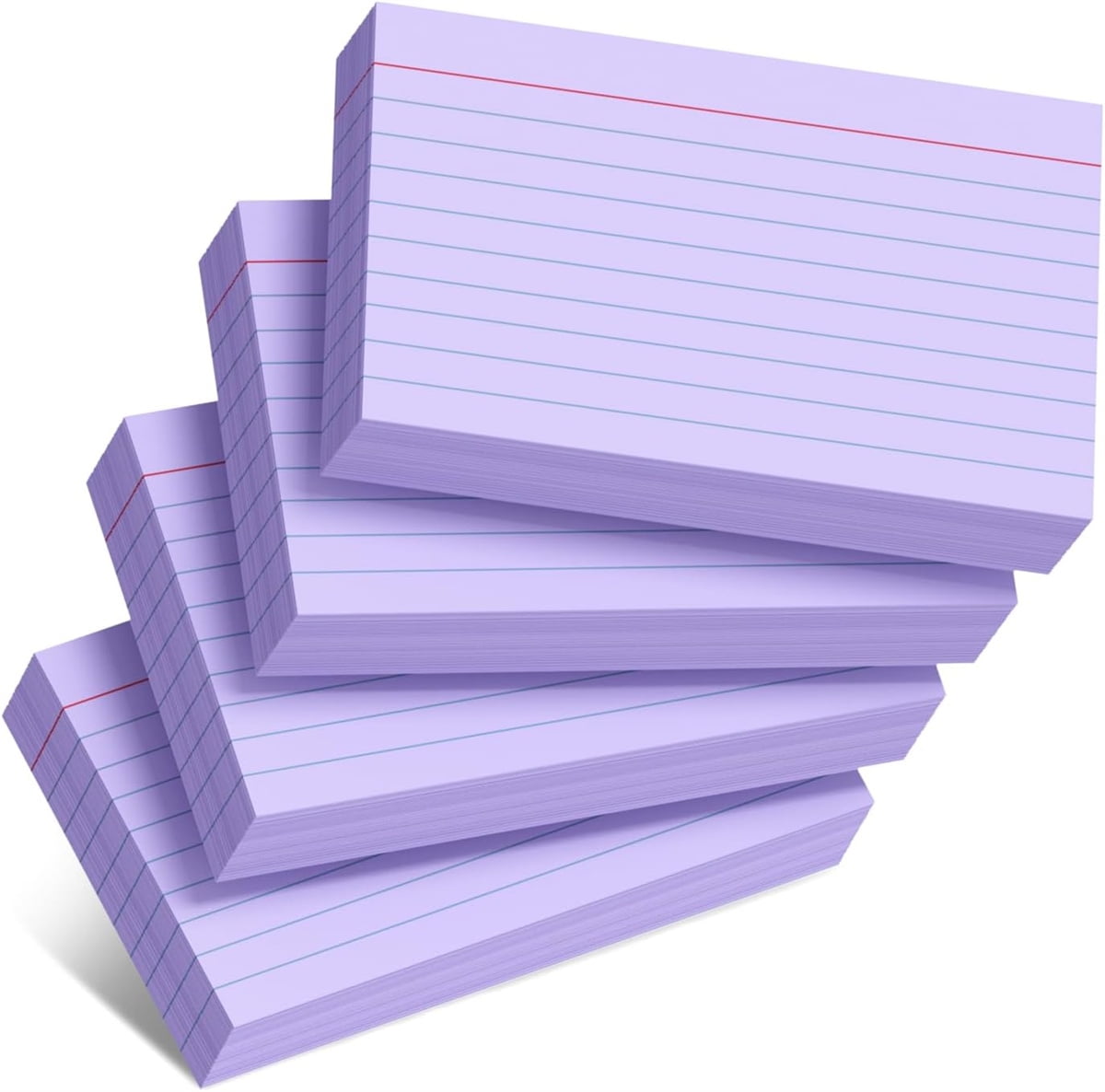 Tutuviw 200 Pcs Index Cards,3x5in Double Side Lined Ruled Index Cards ...