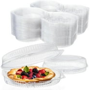 Stock Your Home 5x5 In Disposable Plastic Clamshell Takeout Trays (25 ...