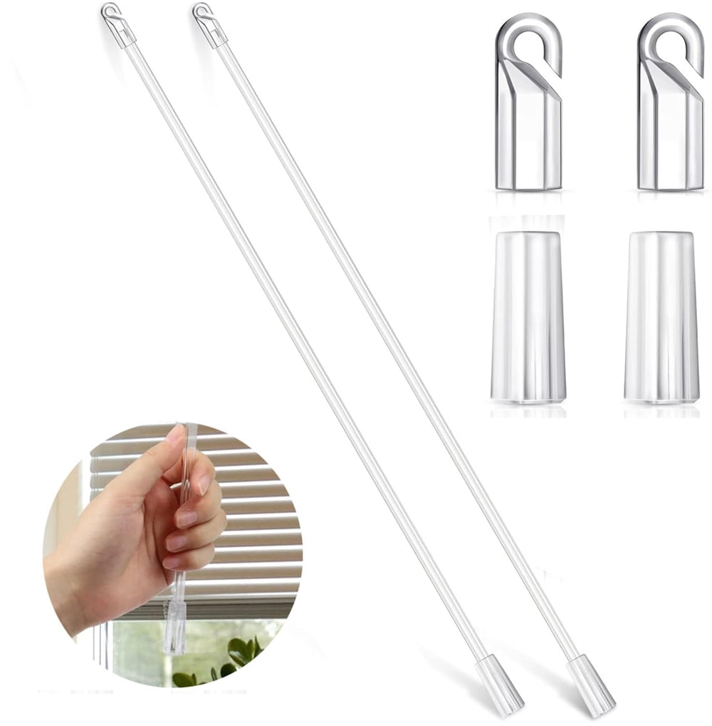 Tutuviw 2PCS Rod for Window Blind Tilt Blinds Pole，Horizontal Window ...