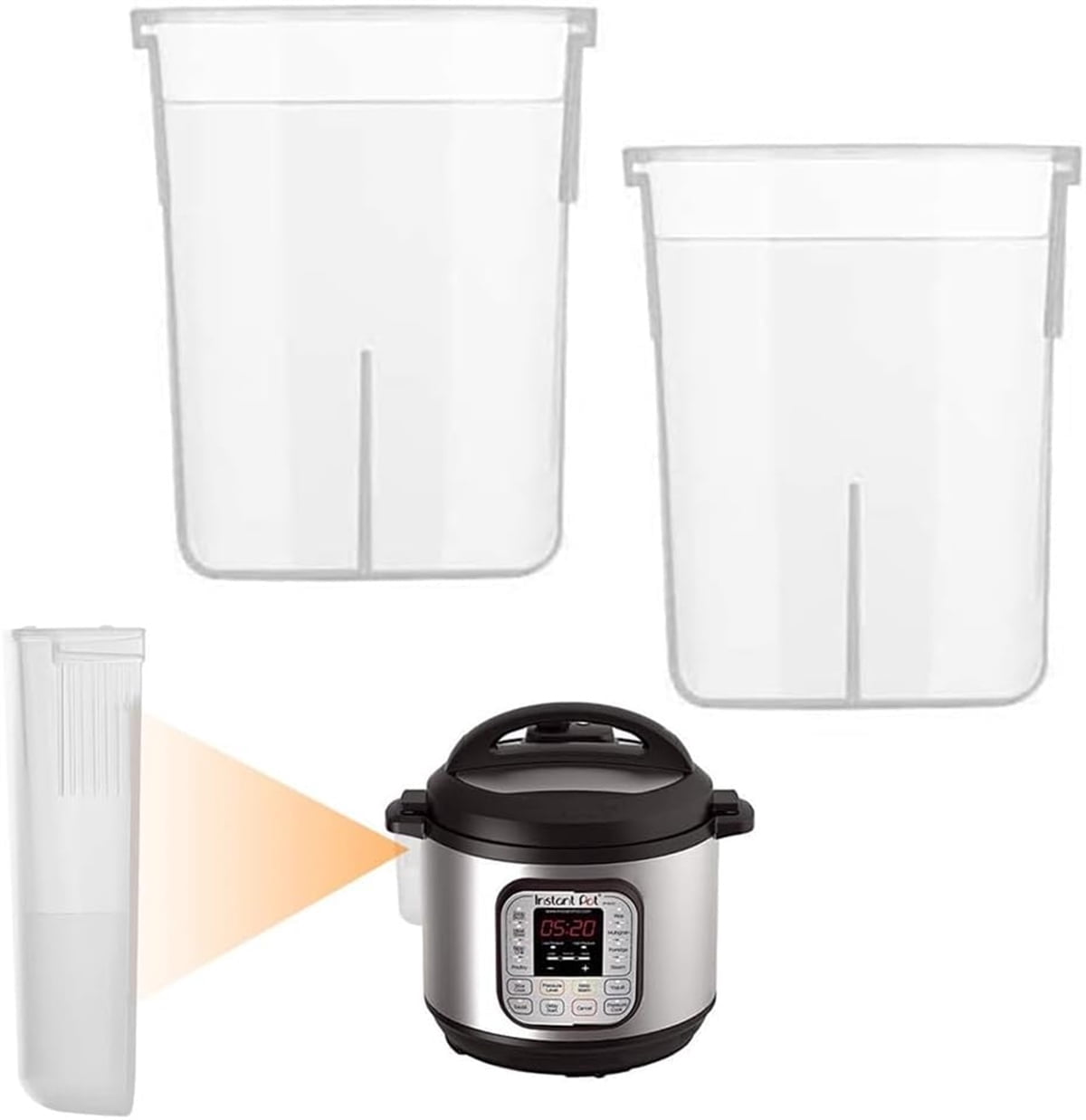 Tutuviw 2Pcs Condensation Collector Cups for Rice Cookers,Heat ...