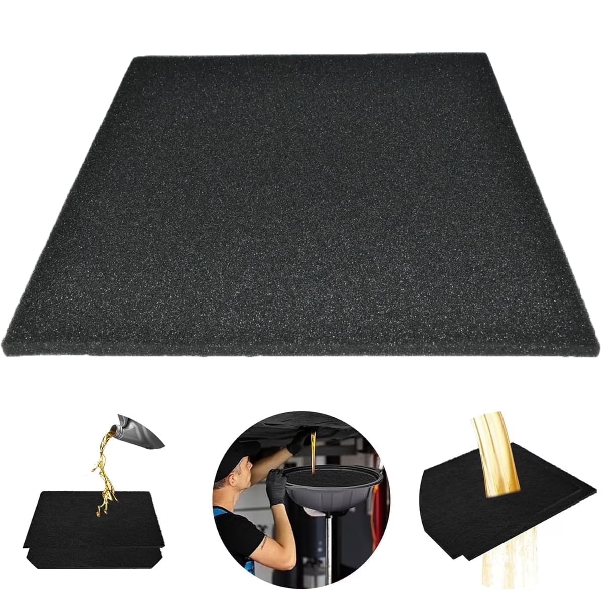 Tutuviw 1Pc Oil Drain Splash Pad,22 " No Splatter Pad,Heat-Resistant ...