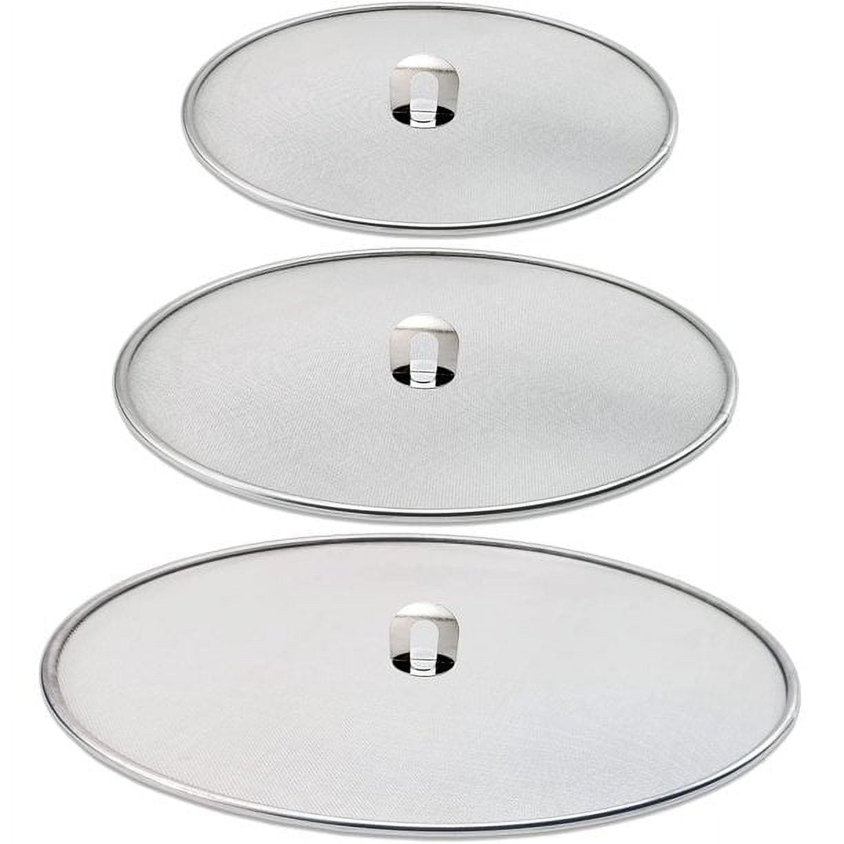 Tutuviw 3 Pieces Mesh Splatter Screen Splash Guard Stainless Steel ...