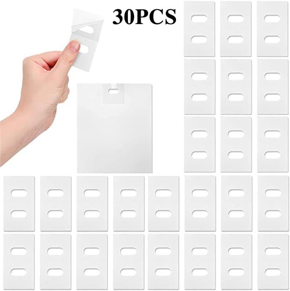 Tutuviw 30 Pcs Transparent Vertical Blind Repair Tabs for Vertical ...