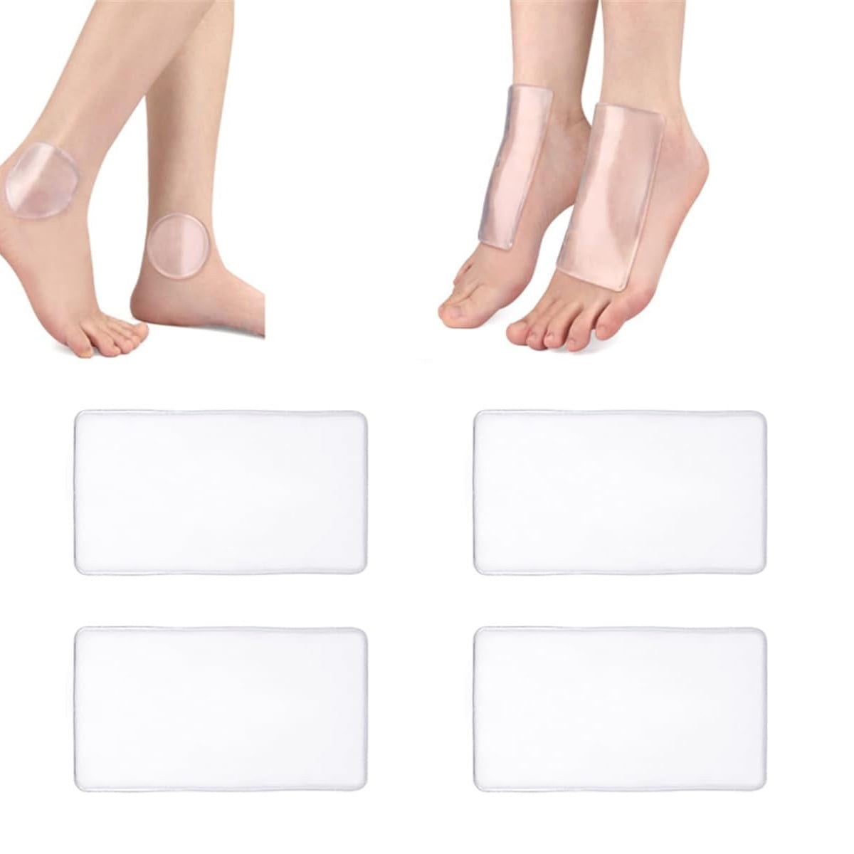 Tutuviw 4 Pcs Ankle Gel Protector Pads,Ankle Brace Skates Accessories ...