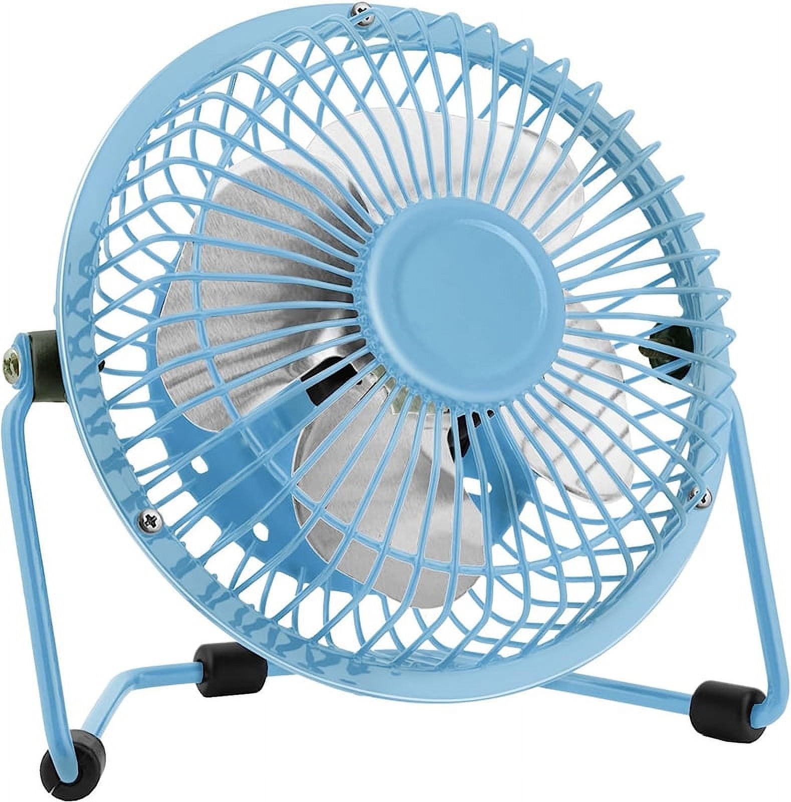 Tutuviw 4 inch Personal Fan Table Fan USB Powered Fan, Blue - Walmart.com