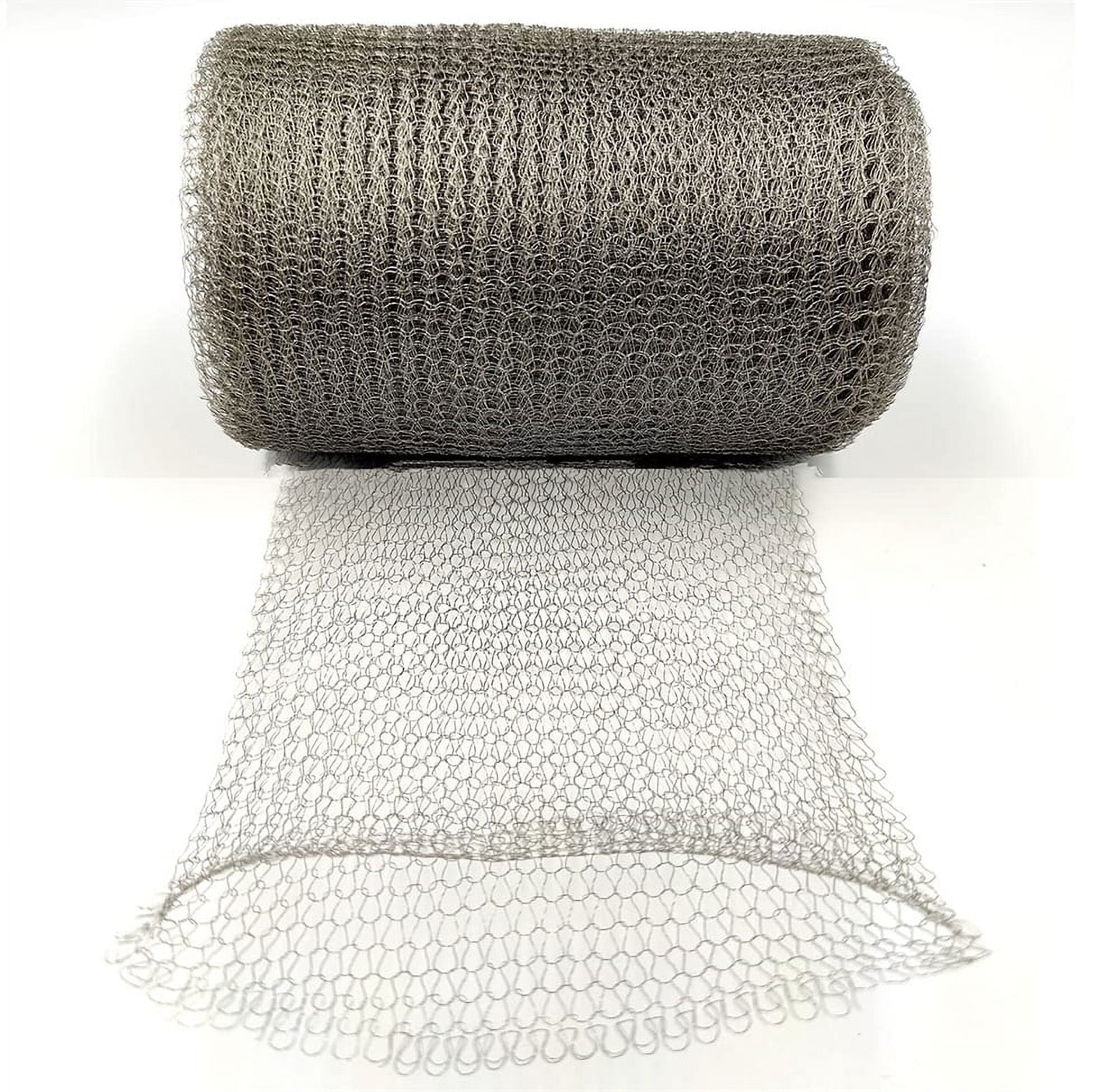 Tutuviw 5" X 19.68ft Wire Mesh,Hole Filler Fabric Made of Stainless ...