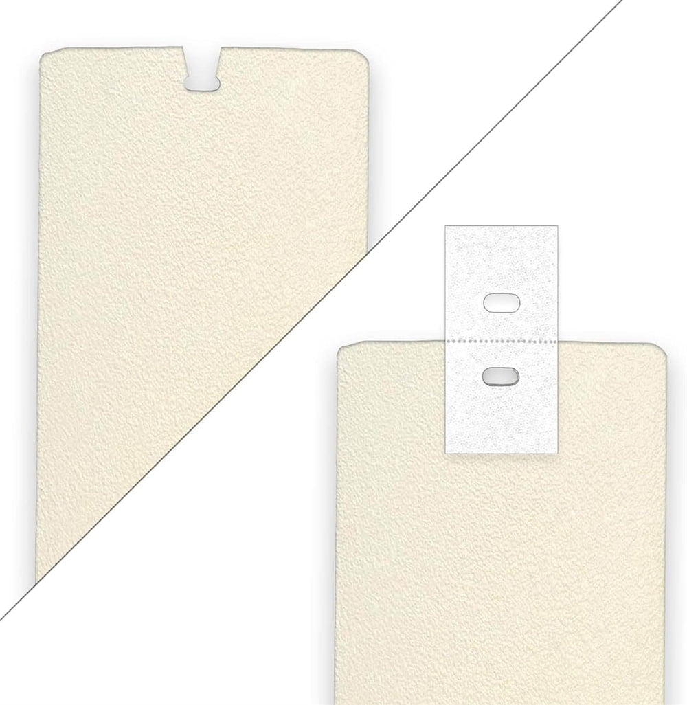 Tutuviw 50Pcs Clear Vertical Blind Repair Tabs 1.18Inch Blind ...