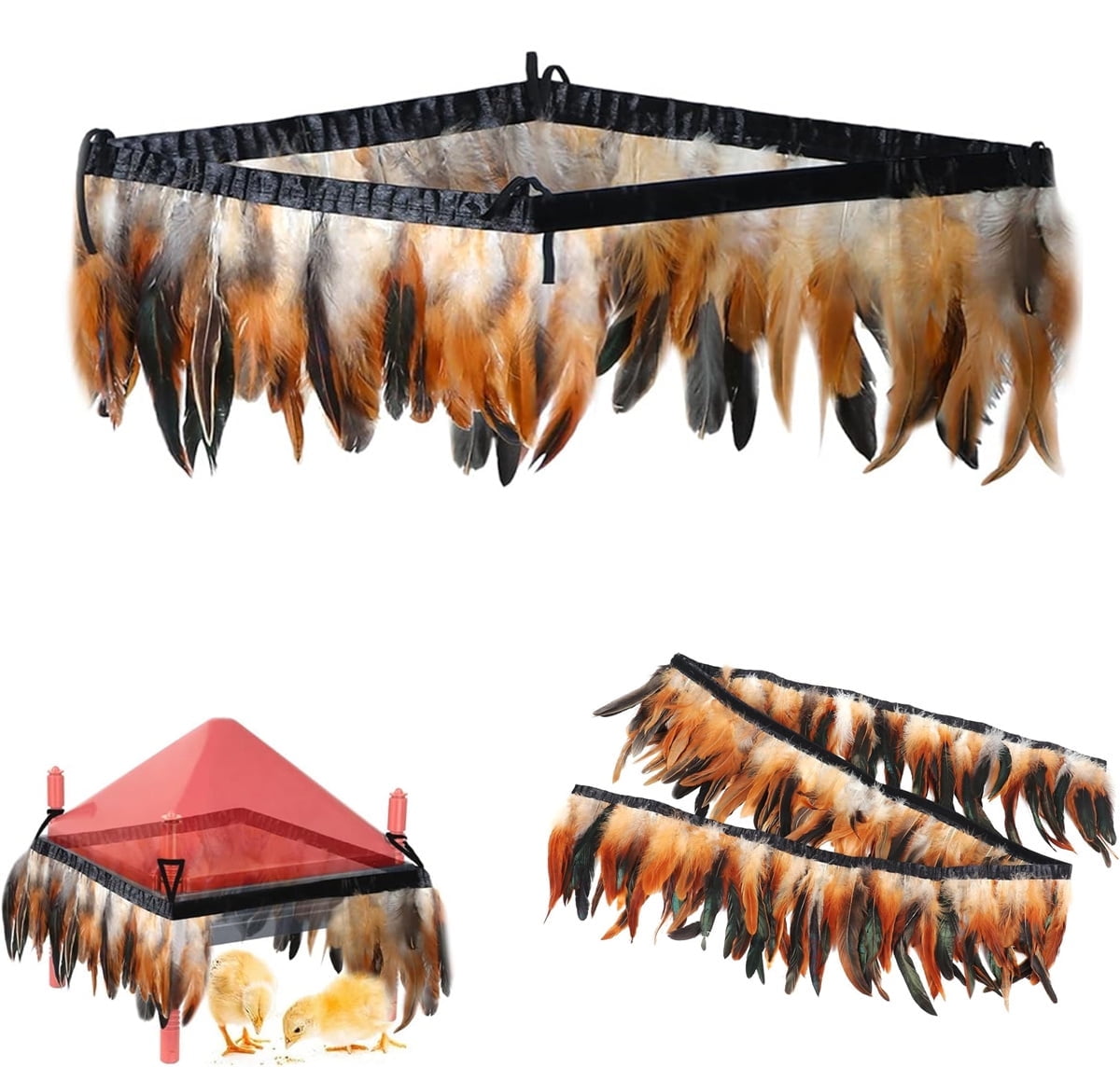 Tutuviw 6.5FT Comfort Feathers for Chick Brooder,Feathers for Chick ...