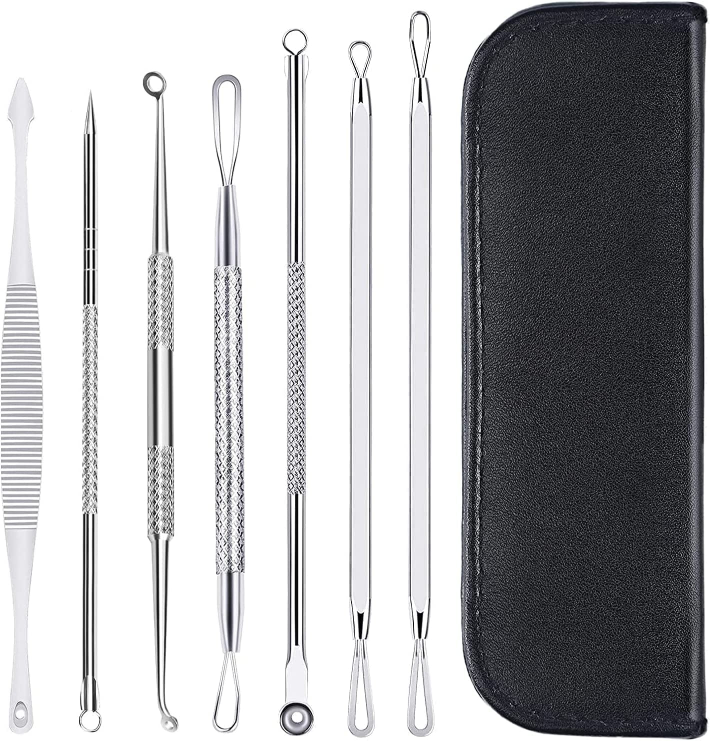 Tutuviw 7 PCS Blackhead Remover Tool Extractor Acne Removal Kit for ...