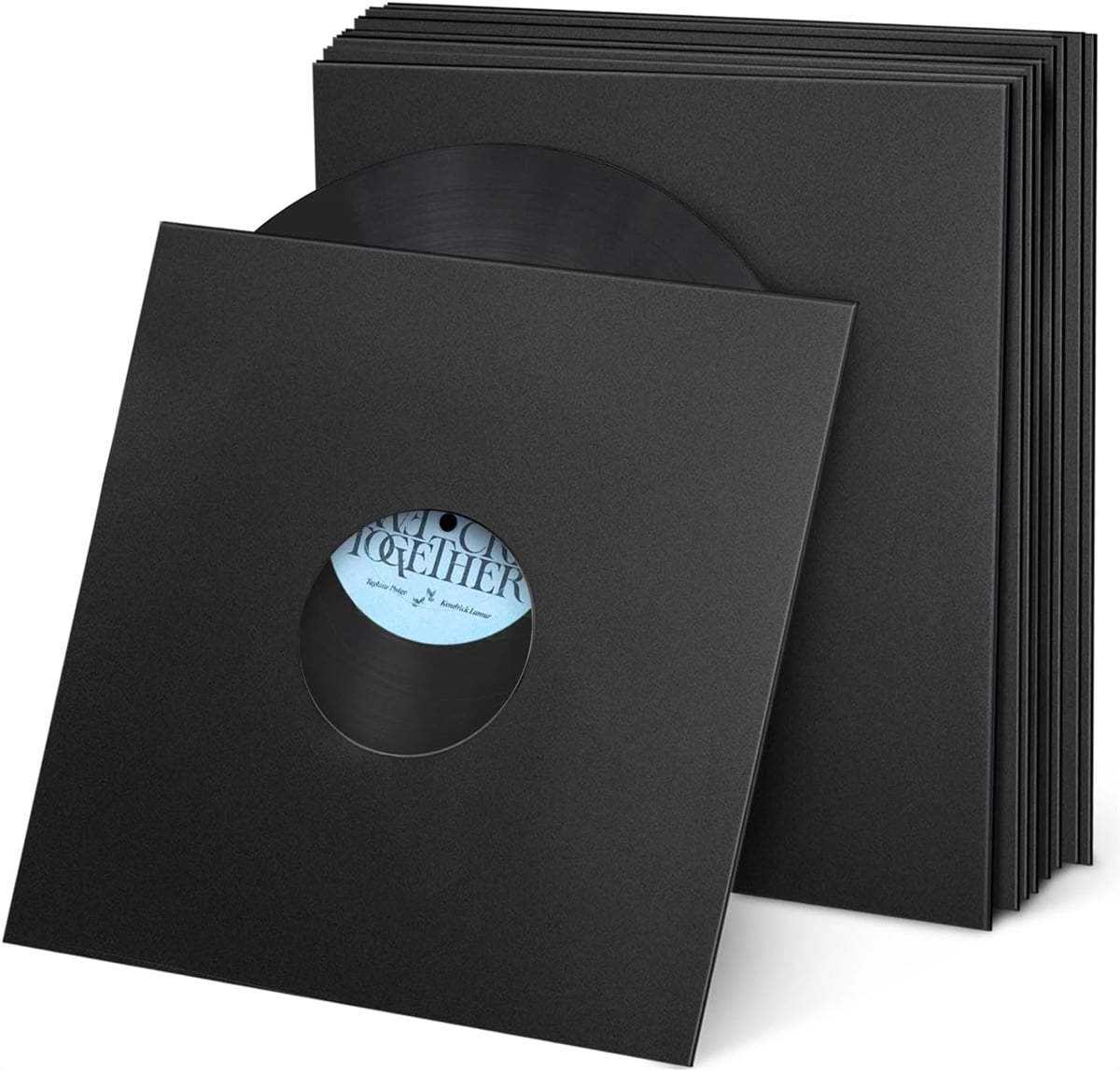 Tutuviw 7" Vinyl Record Sleeves,20 Pcs Blank Album Jackets Cardboard ...