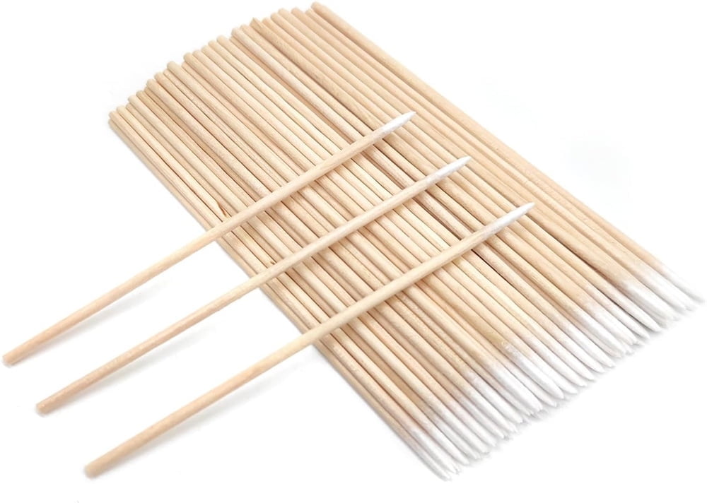 Tutuviw 800Pcs Pointed Cotton Swabs 4 Inch Disposable Cleaning Cotton ...