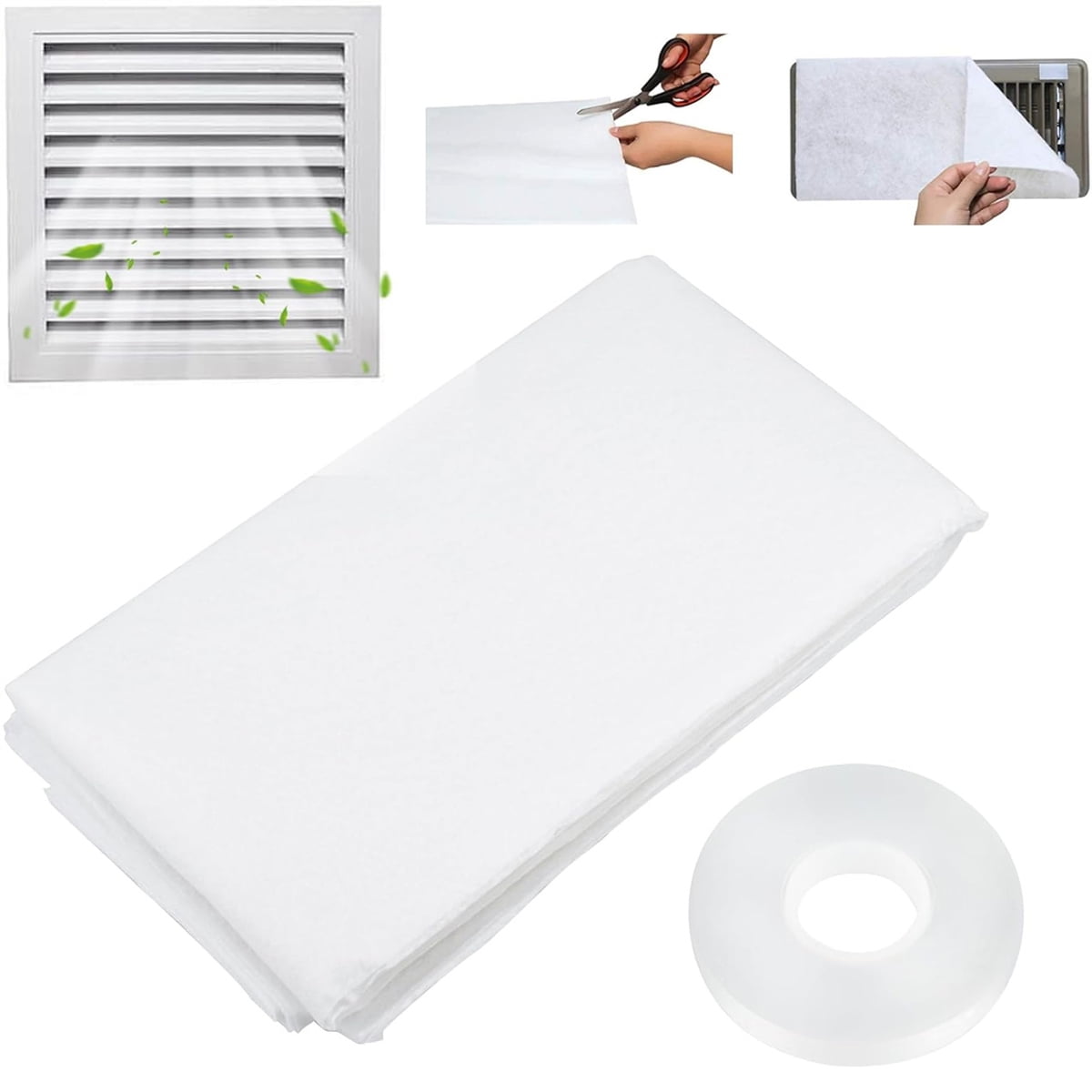 Tutuviw Air Vent Filter Cotton with Tape,Electrostatic Filter Cotton ...