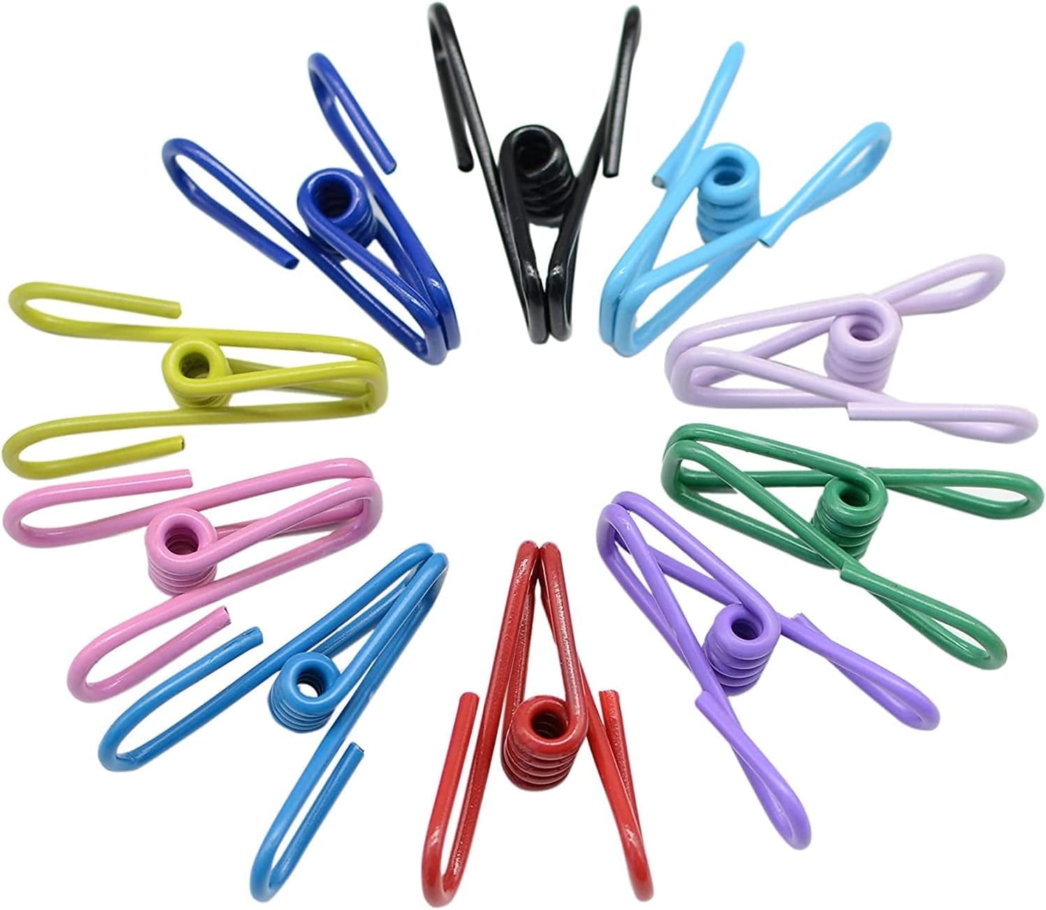 Tutuviw Assorted Chip Bag Clips Utility Clothespin Metal Clips Utility ...