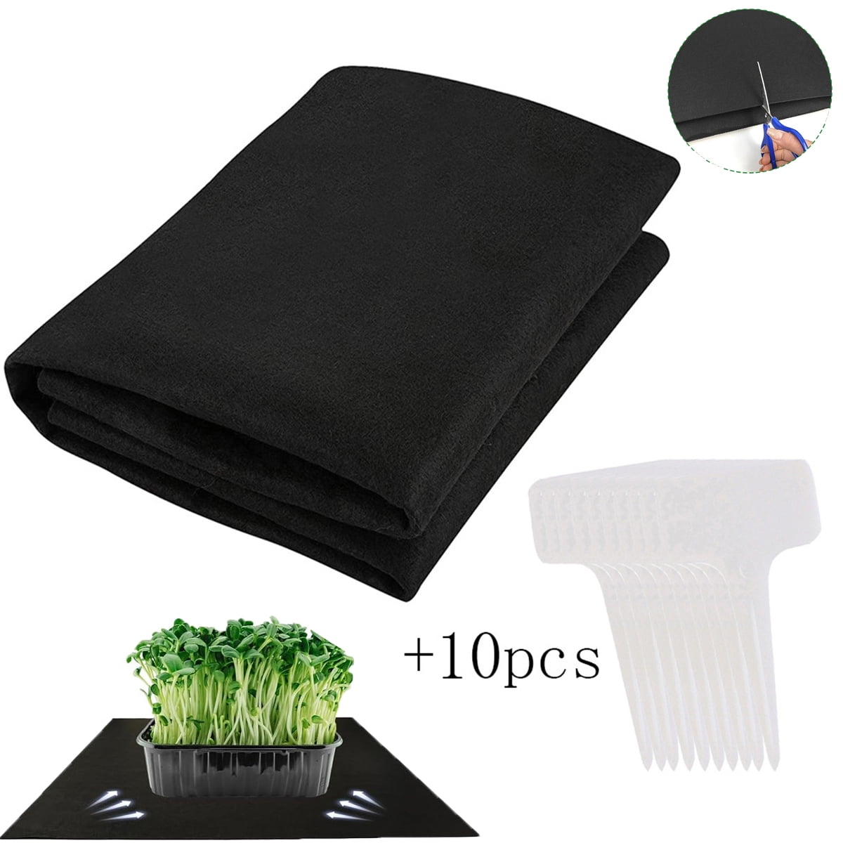 Tutuviw Automatic Plant Watering Mat with 10 Pcs Labels,Water Retaining ...