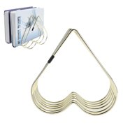 U Brands Metal Hanging File Basket Desktop Organizer, Gold Finish, 894U ...