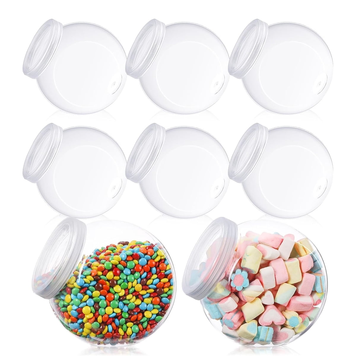 Tutuviw Candy Jar,Candy Jars with Lids,6 Pcs Cookie Containers Candy ...