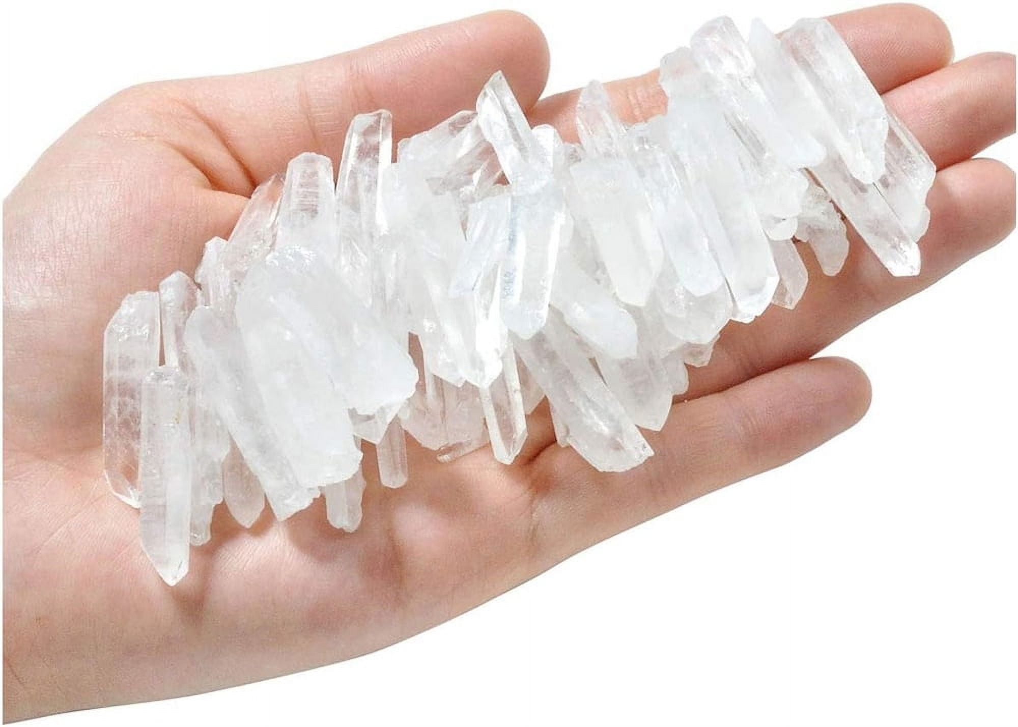 Tutuviw Clear Quartz Healing Crystals Wands Natural Clear Quartz Points ...