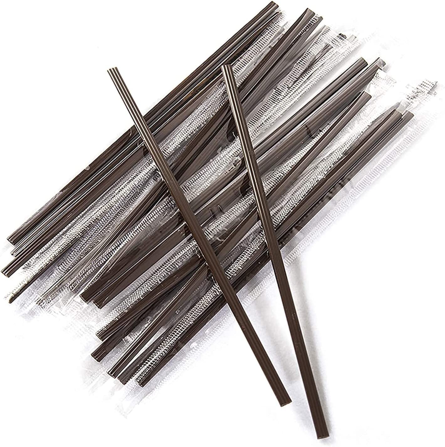 Tutuviw 200 Individually Wrapped Long Beverage Coffee Stirrer Sticks, 7 ...