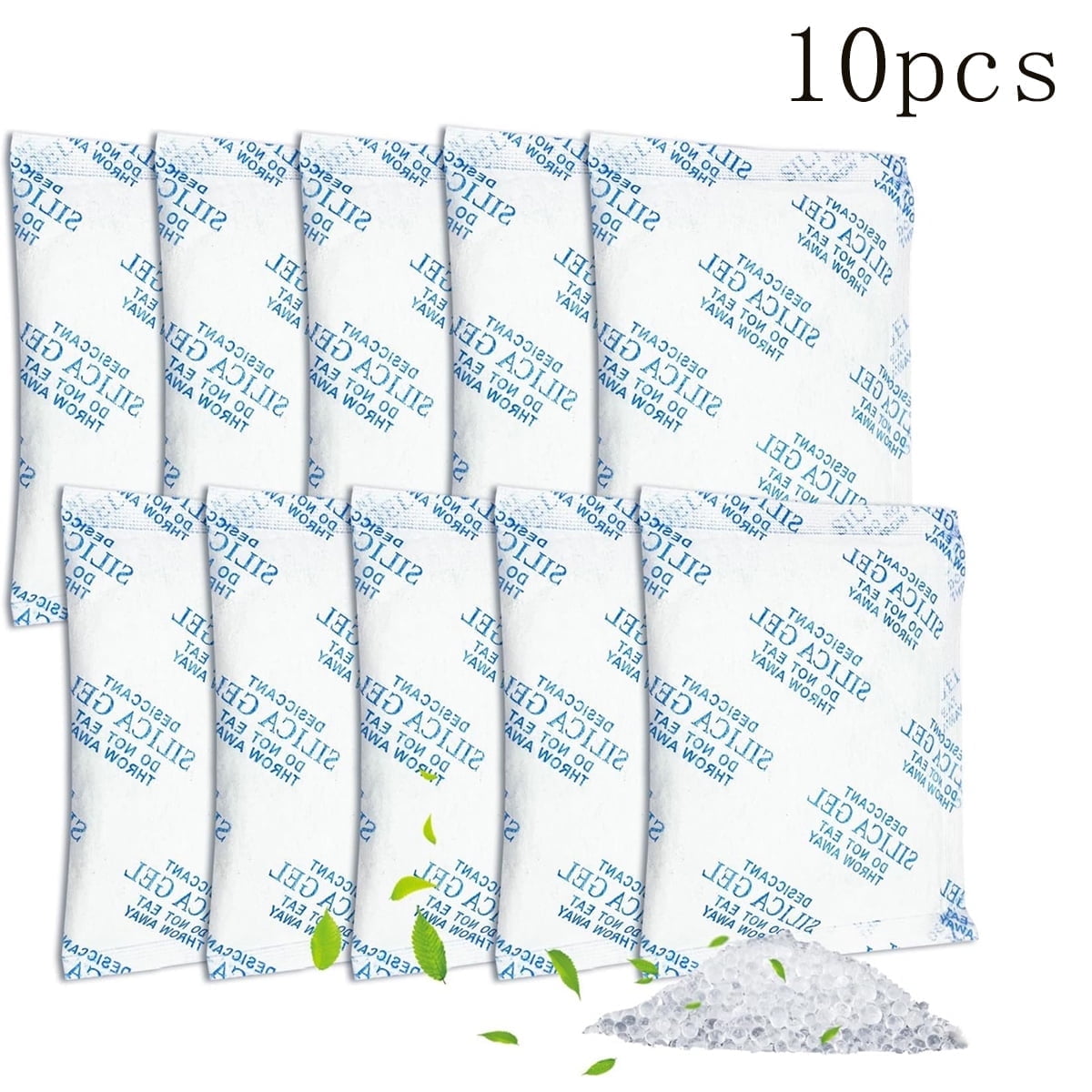 Tutuviw Desiccant Packs,30 Gram 10Pcs Silica Packets for Moisture ...