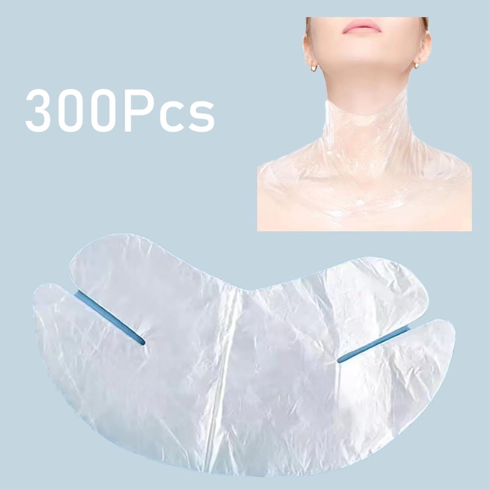 Tutuviw 300 Sheet Disposable Neck Mask Neck Patches for Lock in ...